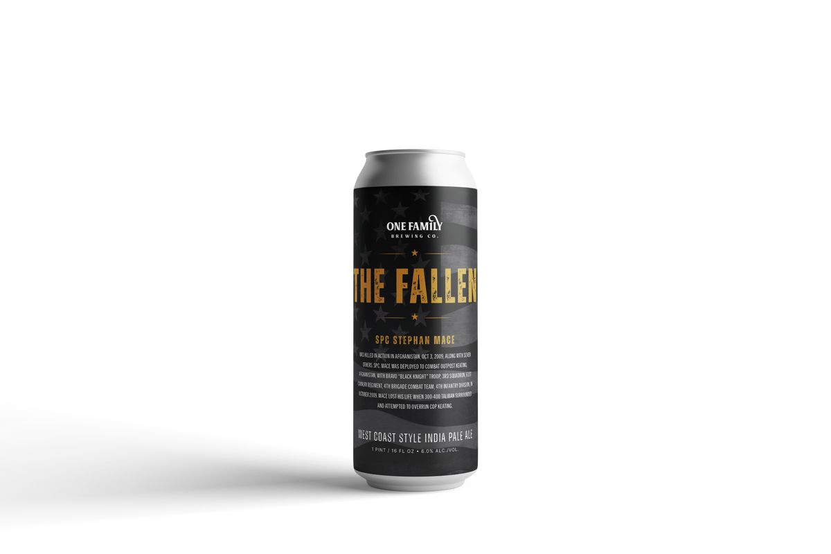 The Fallen West Coast style IPA - 4PK/16 oz cans – One Family Brewing Co.